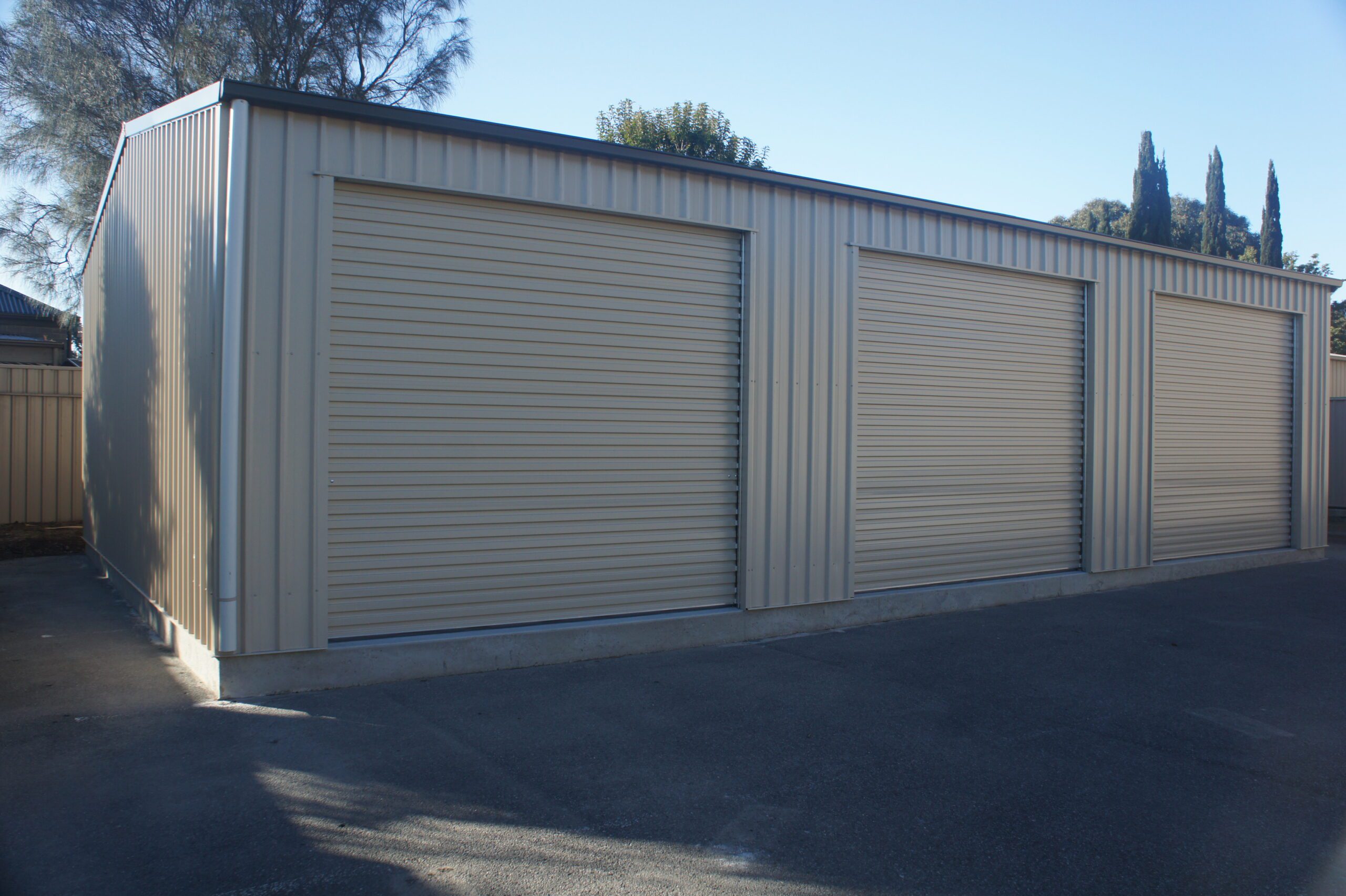 Custom Designed Residential Sheds - COLORBOND, Australian Made, Built ...