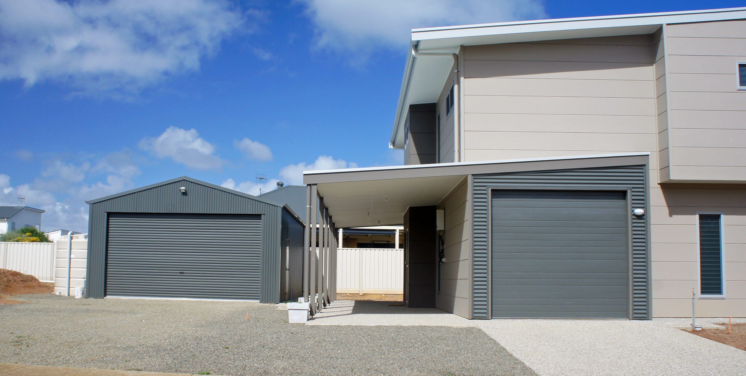 Custom Designed Residential Sheds - COLORBOND, Australian Made, Built ...