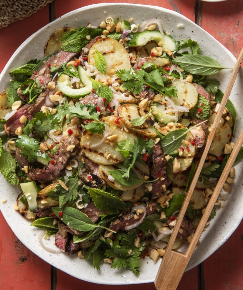 Thai Style Grilled Beef & Potato Salad - Spudlite
