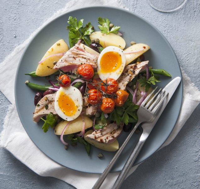 Chargrilled Tuna Salad Nicoise - Spudlite