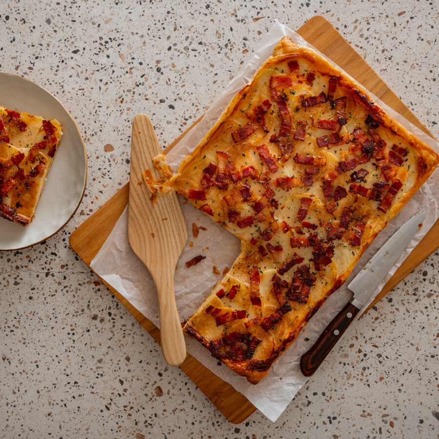 Upside Down Cheese Tart - Spudlite