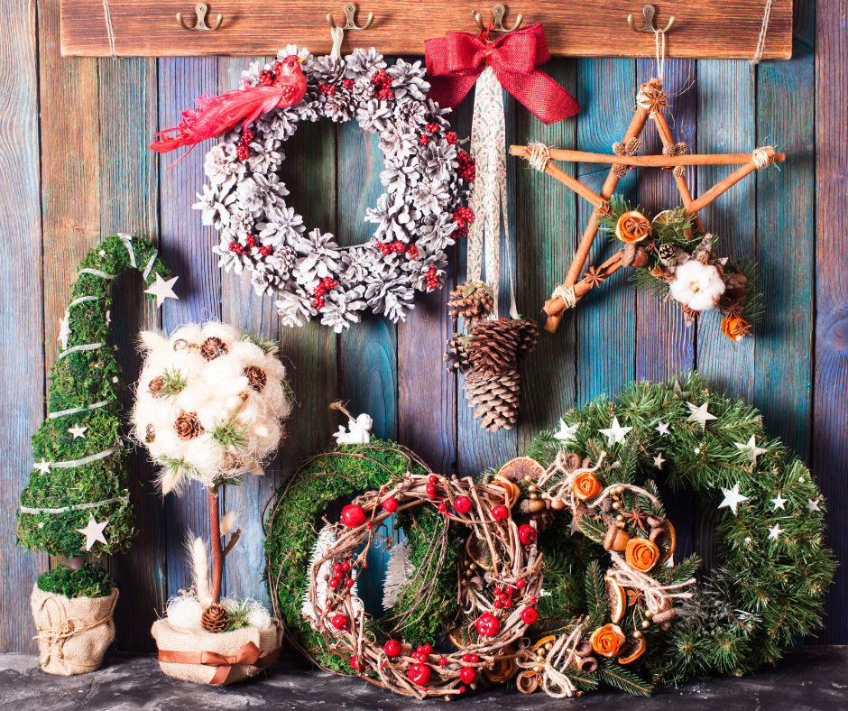 Thinking Green: Christmas decorations with native and recycled ...