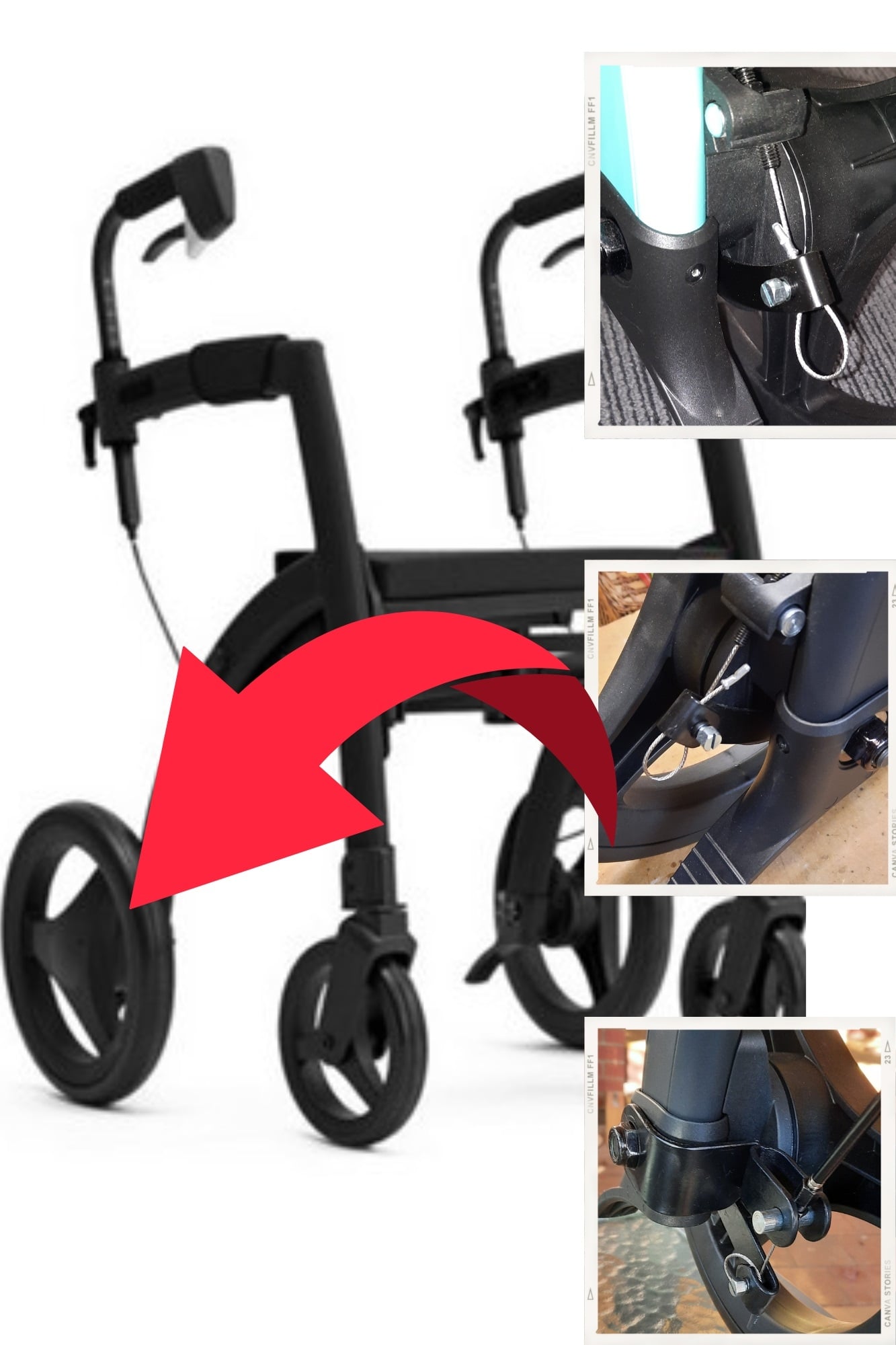 Custom-made Reverse Drum Braking on Walker - TADSA