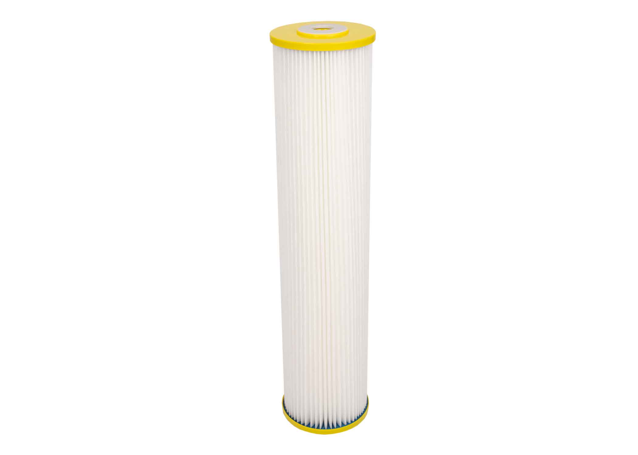 Single 20" x 4.5" Poly Pleated Filter Cartridge 10-micron #27 - The ...