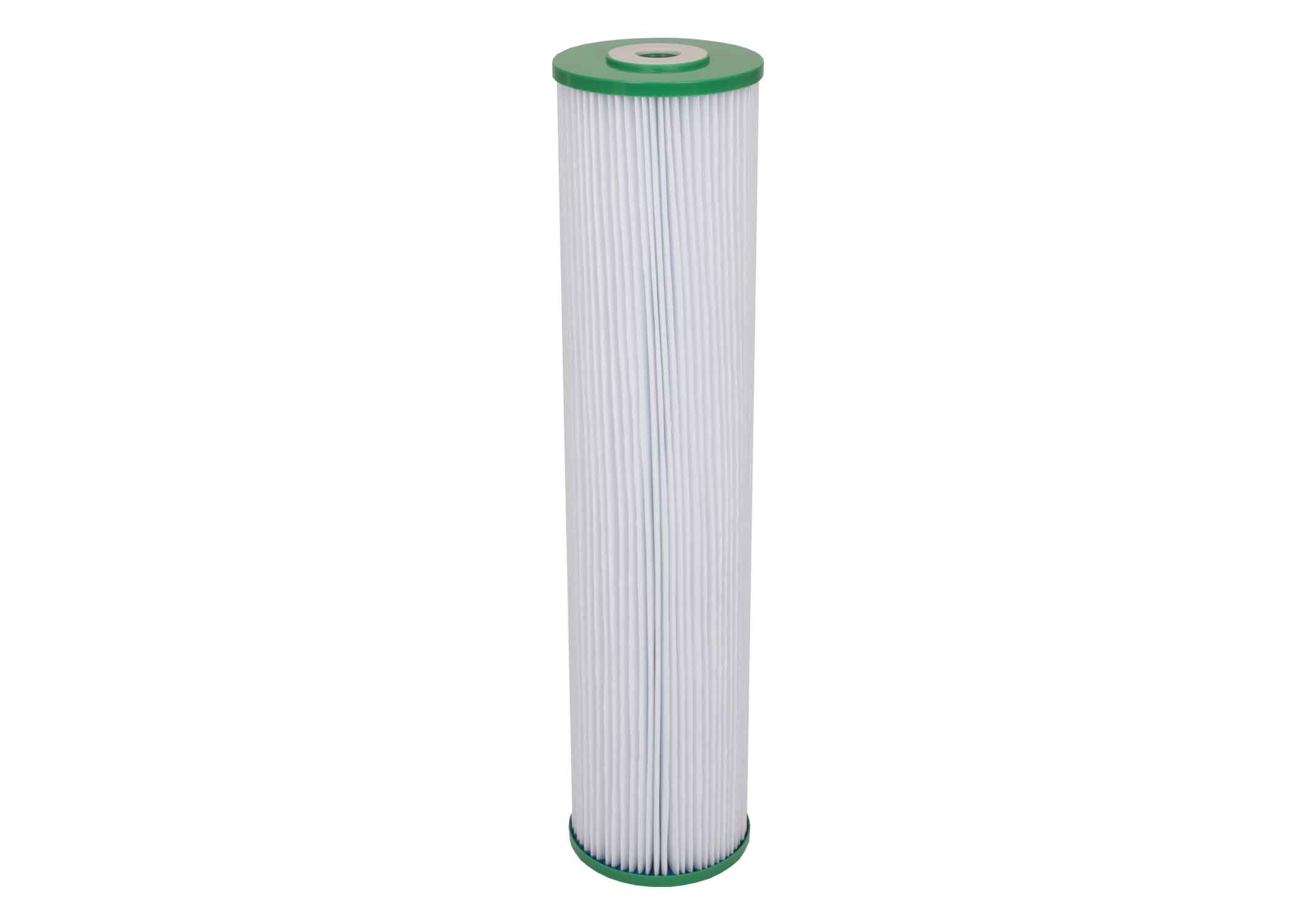 Single 20" x 4.5" Poly Pleated Filter Cartridge 50-Micron #29 - The ...