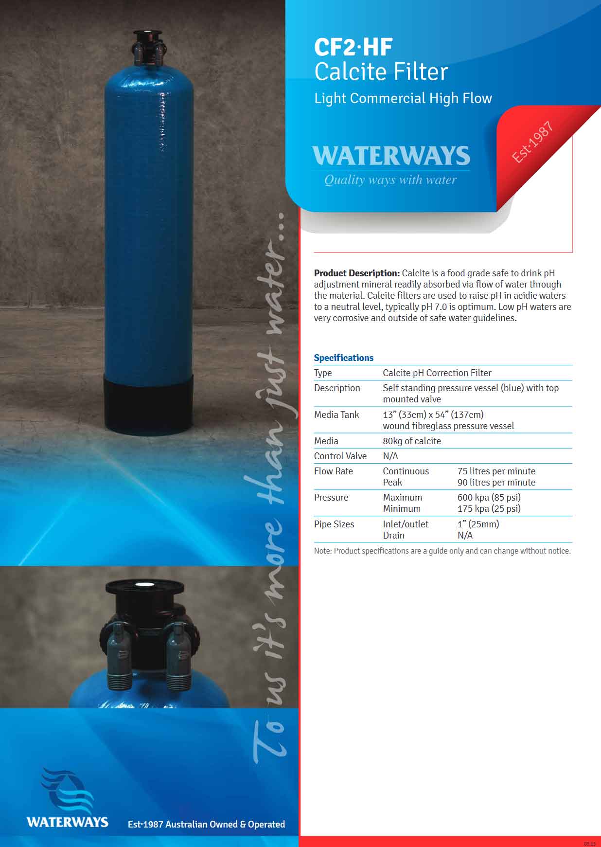 CF2-HF Calcite Filter #85 - The Tank Doctor