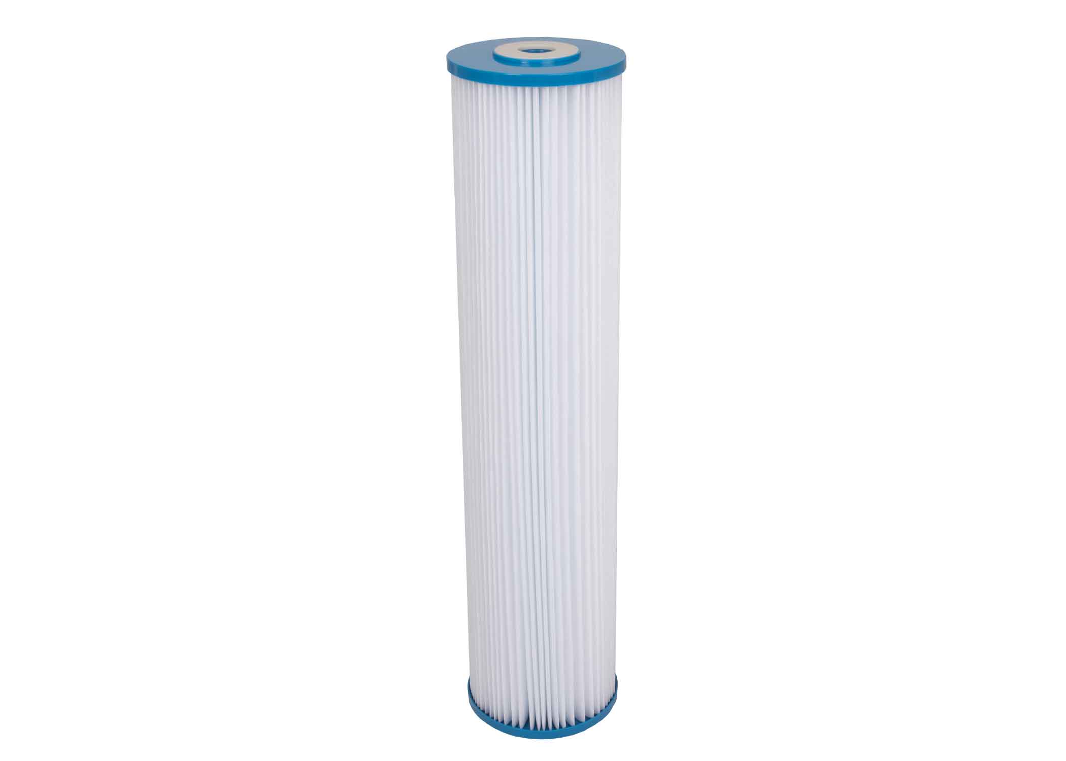 Single 20" x 4.5" Poly Pleated Filter Cartridge 20-Micron #28 - The ...