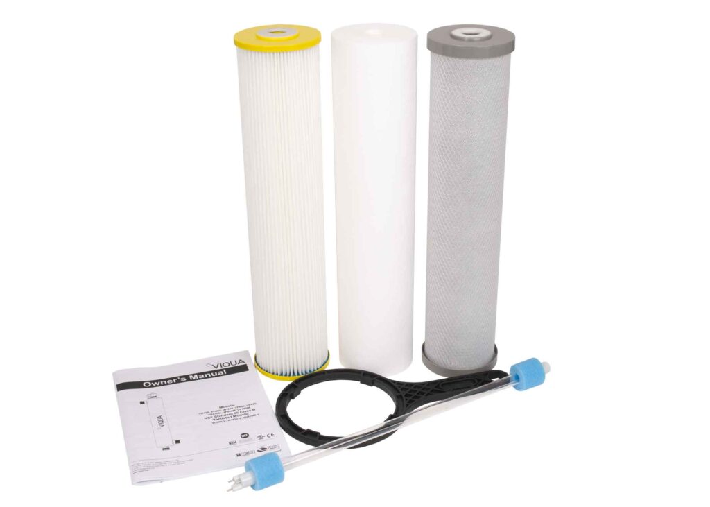 Triple 'Free-Standing' Rainwater Filtration System with UV #65 - The ...