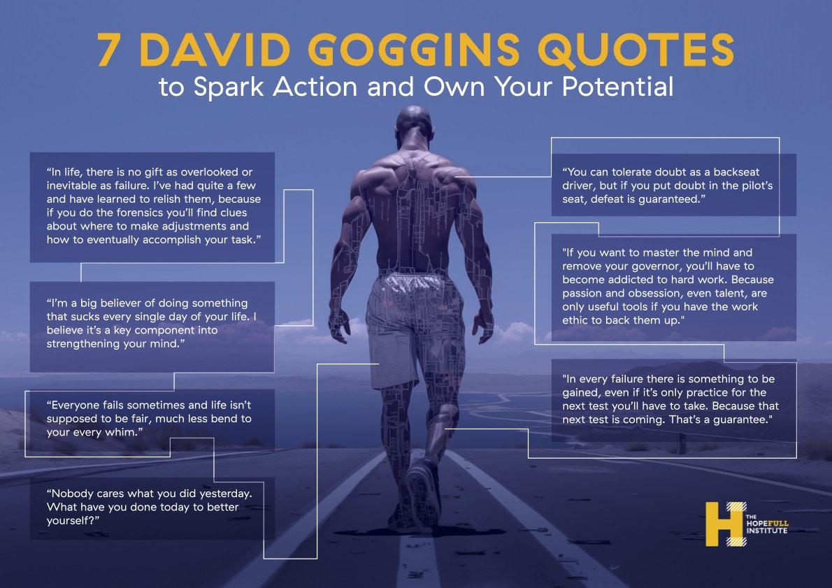 7 DAVID GOGGINS QUOTES | The HopeFULL Institute