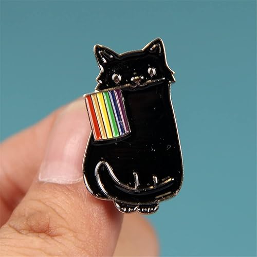 Rainbow Tabby Cat Pins - TMHC