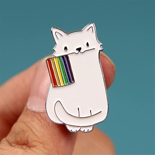 Rainbow Tabby Cat Pins - TMHC
