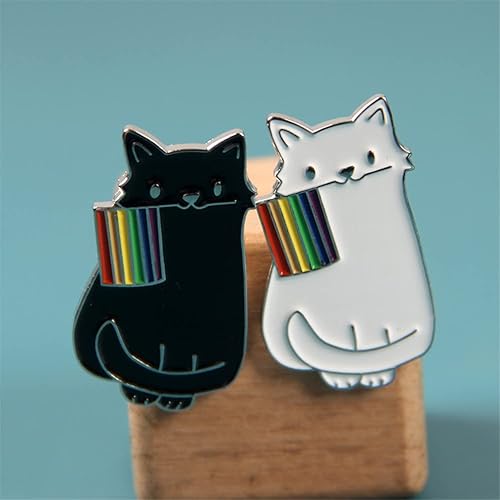 Rainbow Tabby Cat Pins - TMHC