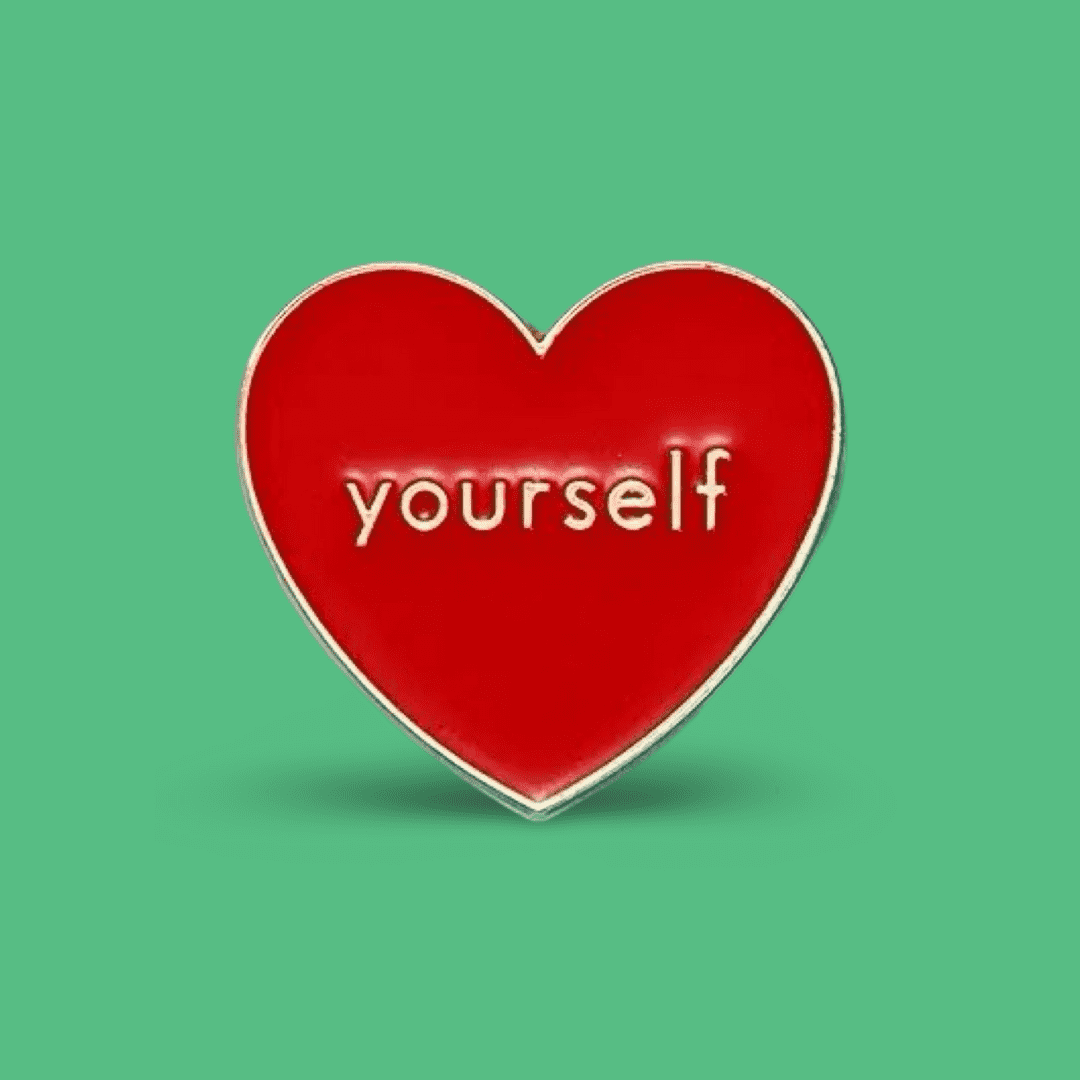 Love Yourself Heart Pin - TMHC