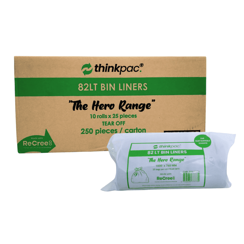 82L "The Hero" Range Bin Liner On Roll | Thinkpac