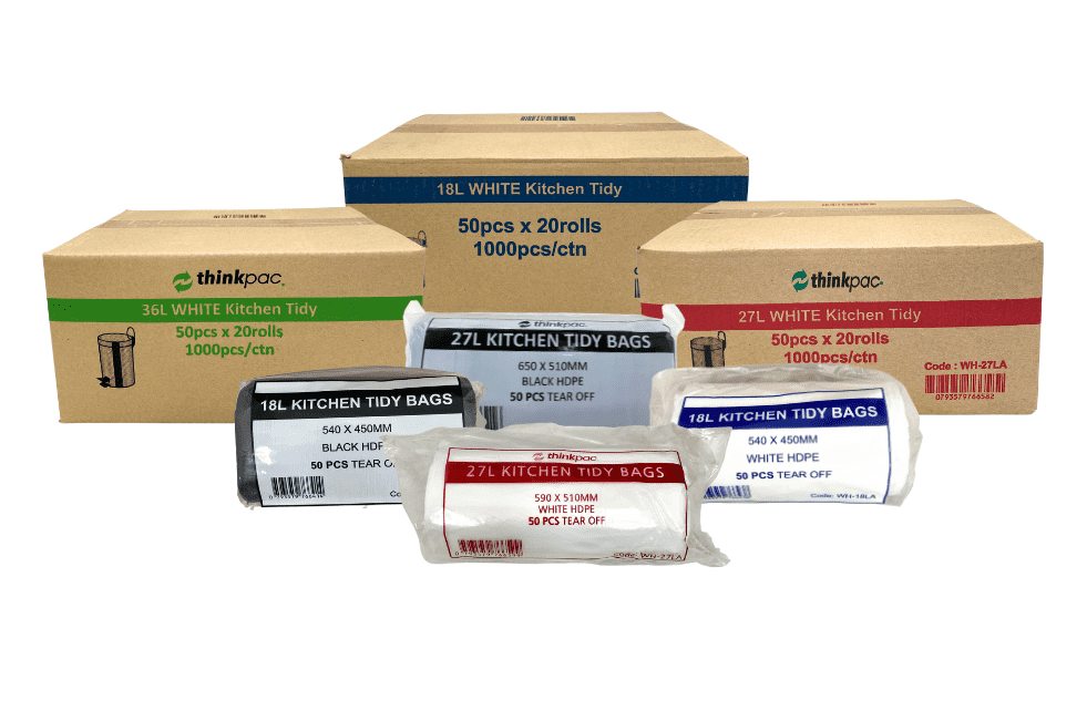 Buy Kitchen Tidy Bin Liners | Thinkpac