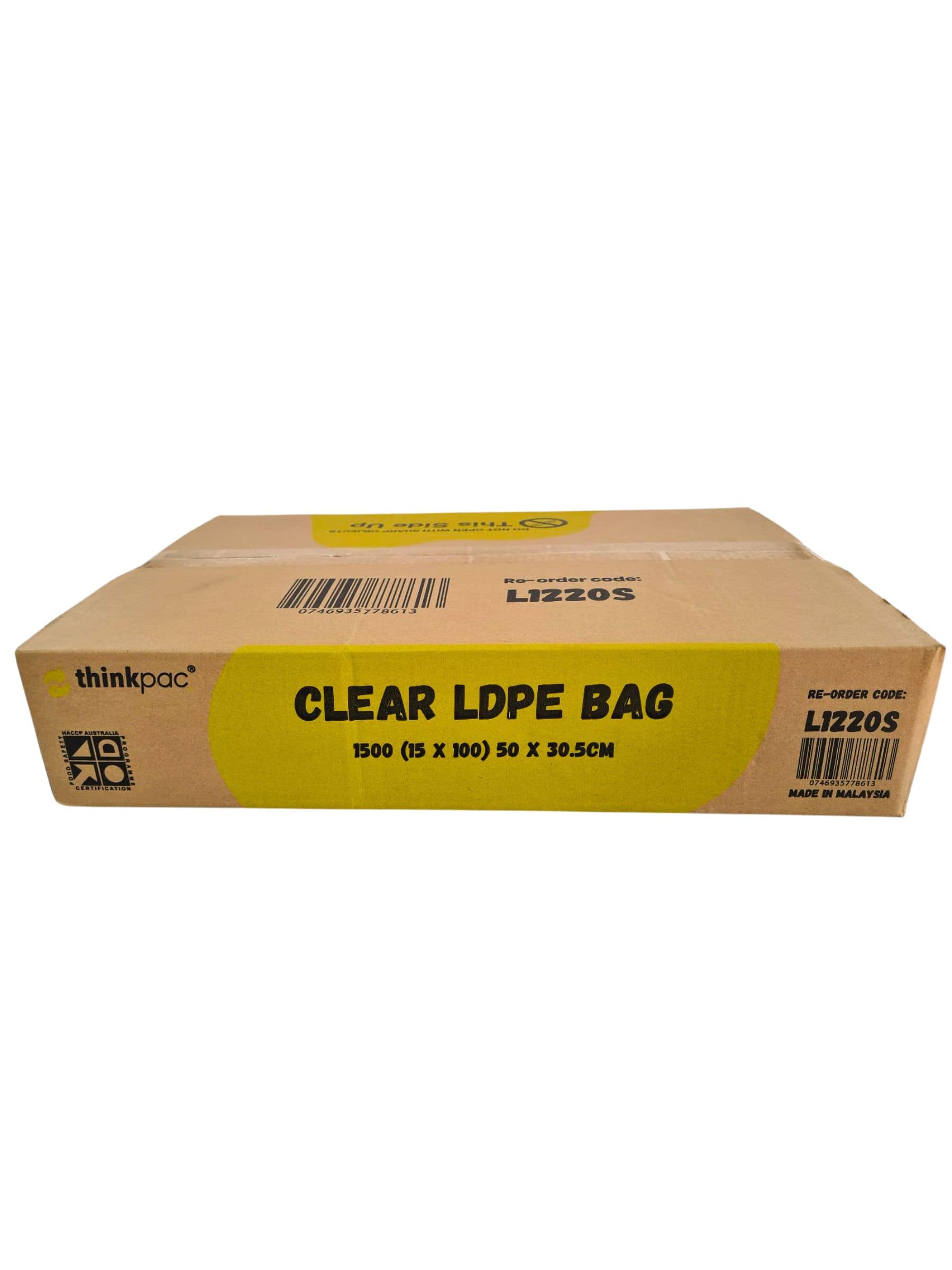 12" x20" LDPE Clear Bags | Thinkpac