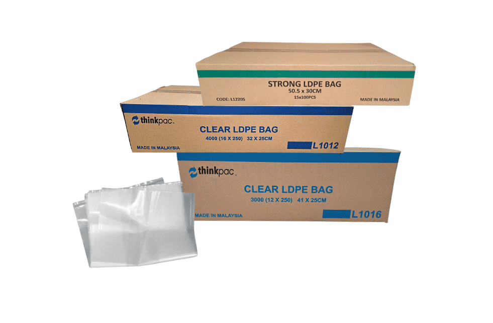 LDPE Clear Bags | Thinkpac