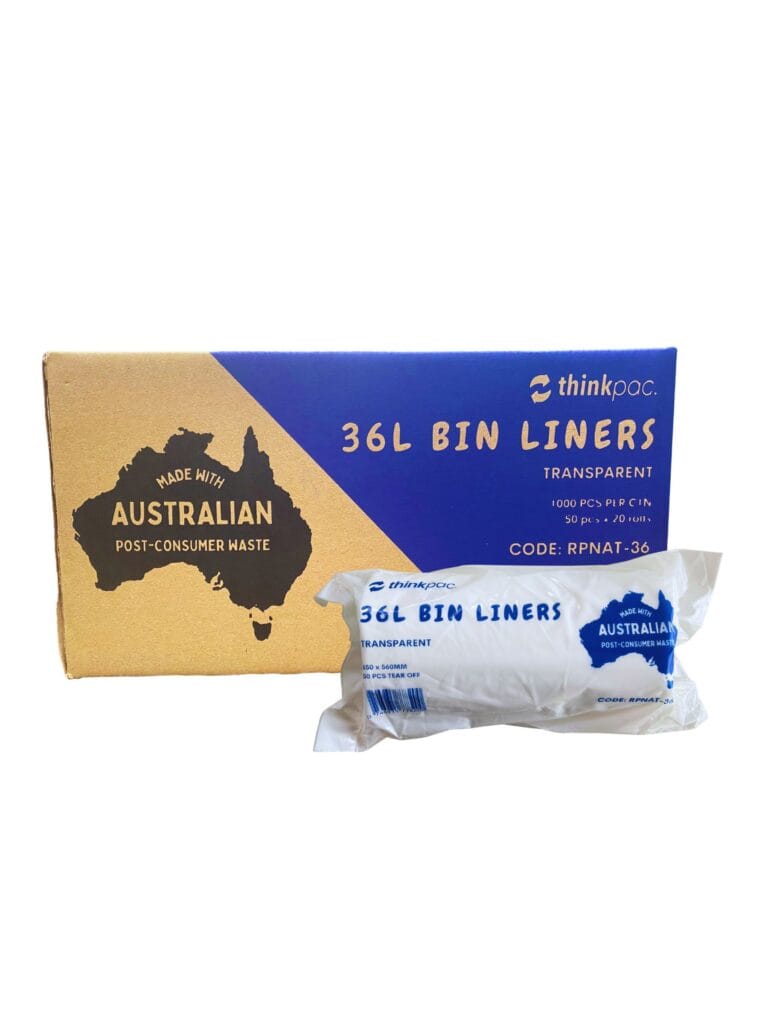 36L Natural Bin Liner | Thinkpac