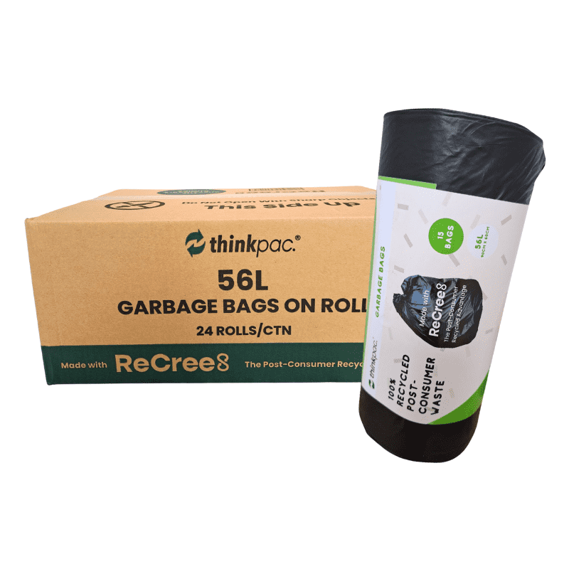 56L Retail Bin Liner On Roll | Thinkpac