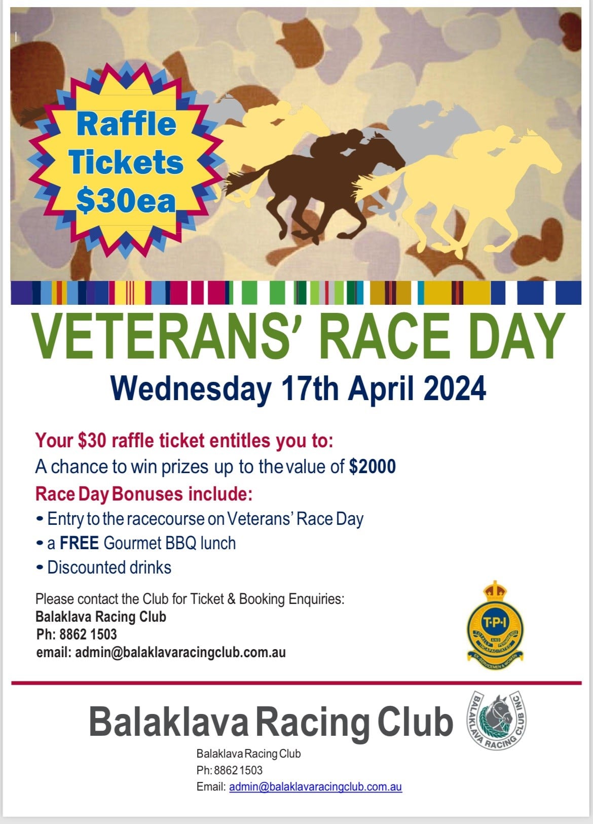 2024 Veterans’ Raceday - TPI-SA